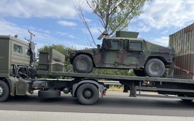 МО Предстои придвижване на военна техника на участници в операцията на НАТО в Косово Bgonair